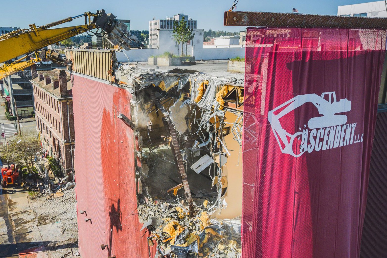 Everett YMCA Demolition: Precision in Historic Urban Setting
