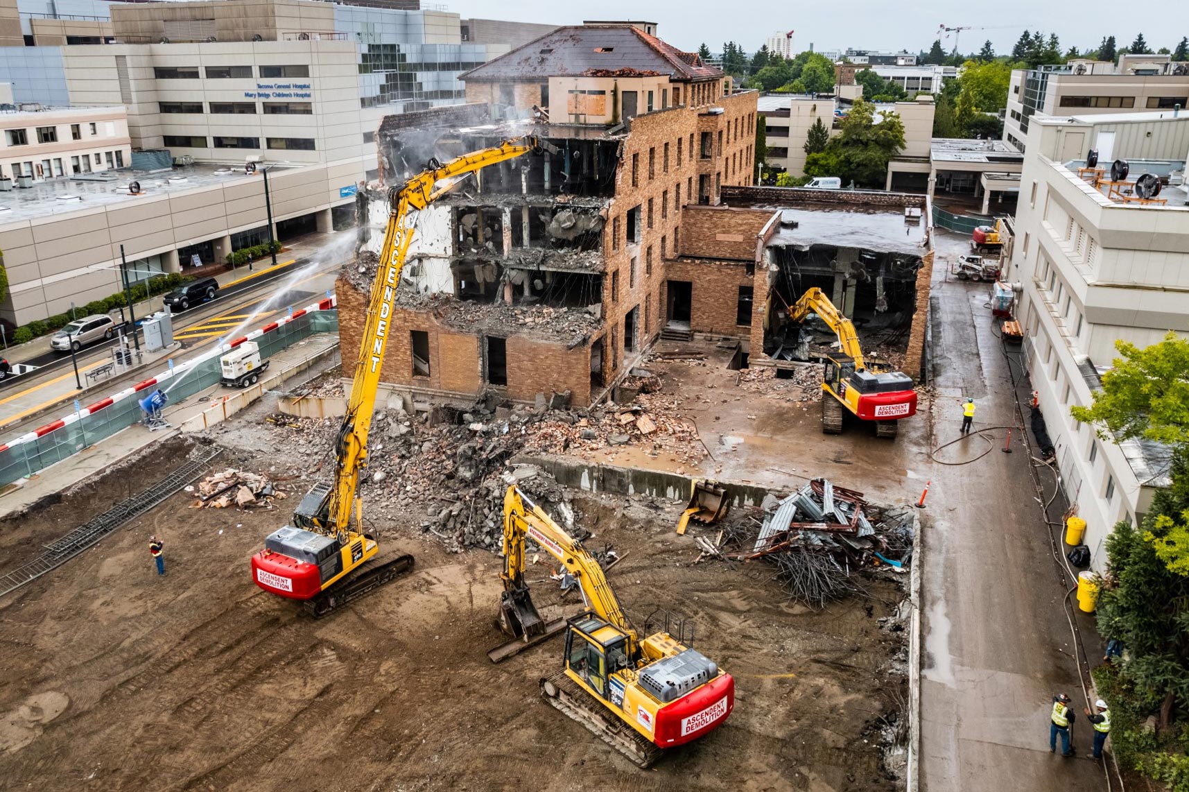 Tacoma Hospital Demolition: Healthcare-Adjacent Precision